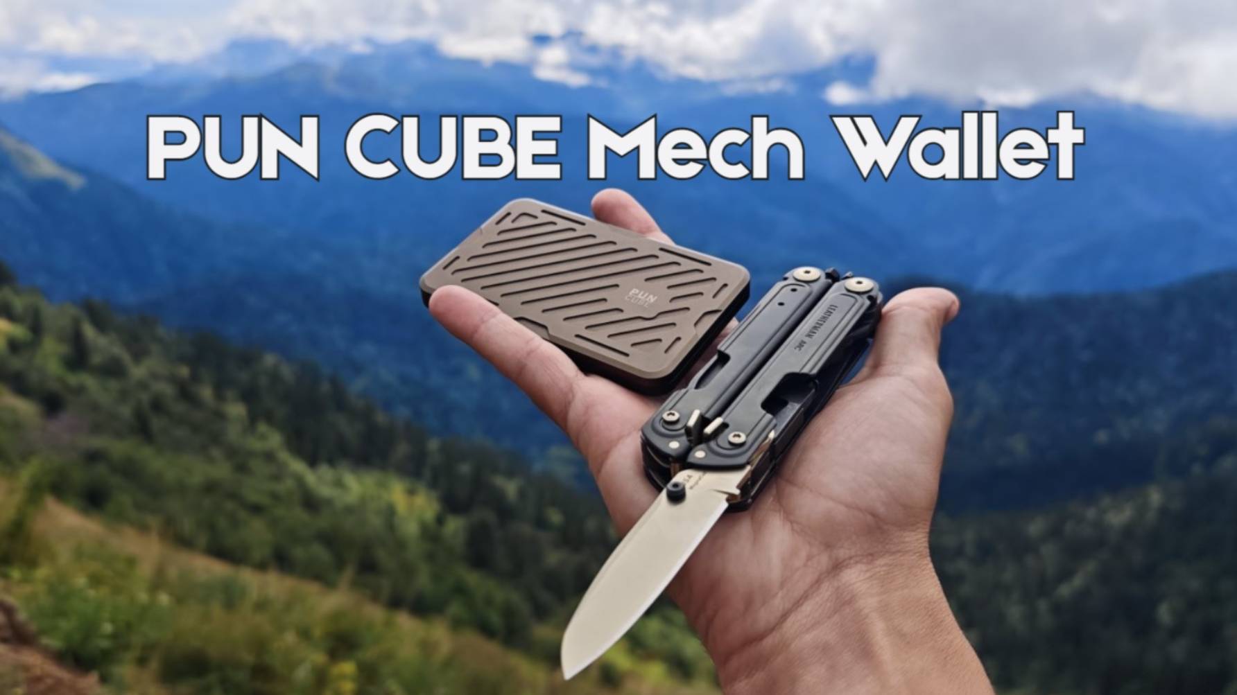 Механический картхолдер Mech Wallet Pun Cube