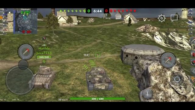 Играю в Tanks Blits часть 4