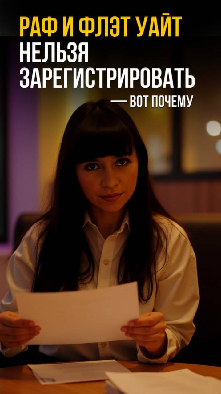 Раф и Флэт Уайт нельзя зарегистрировать — вот почему