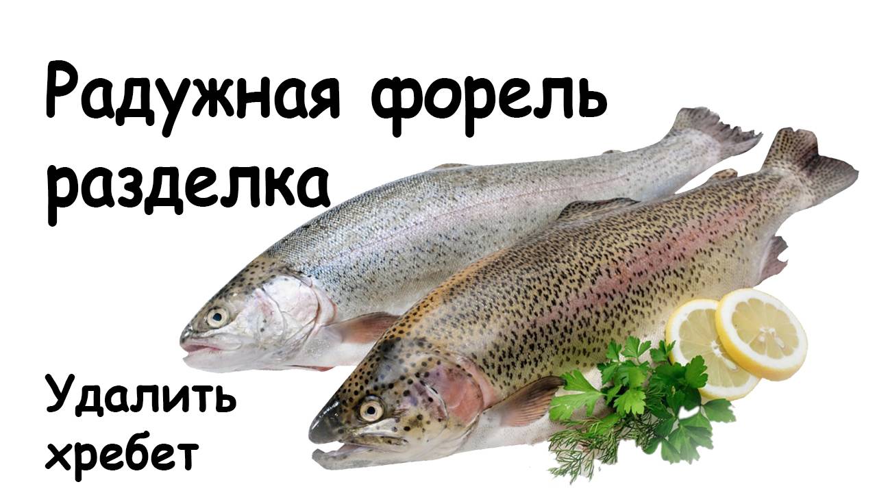 Как разделать форель