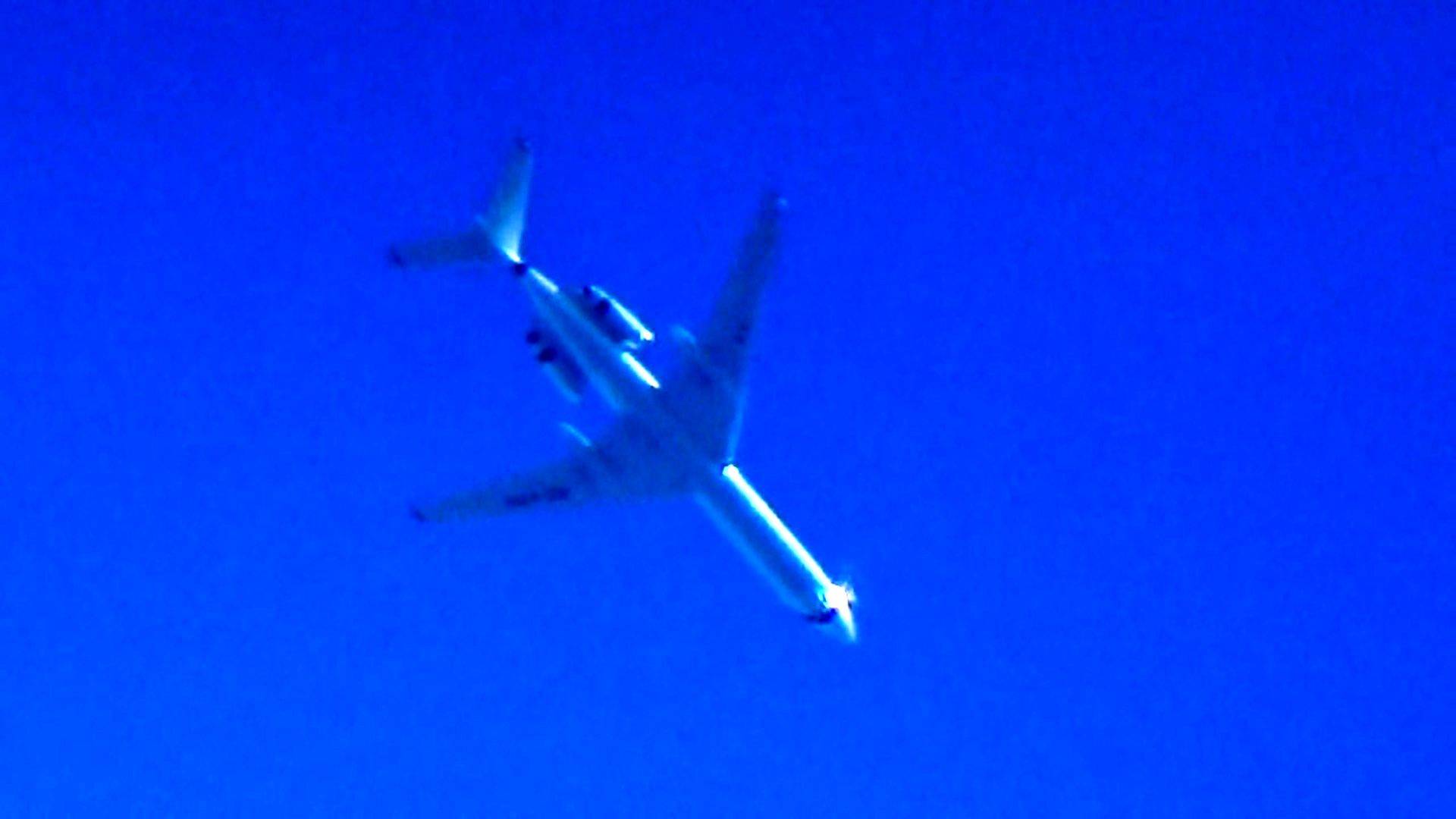 Tu-154B-2 над городом Вязники 12.09.2025