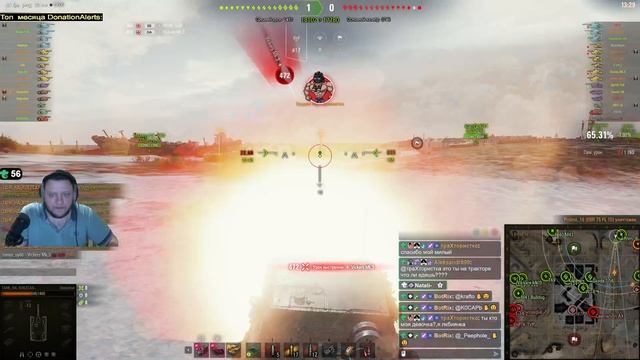 Лютый чит в игре мир танков- Зверобой!