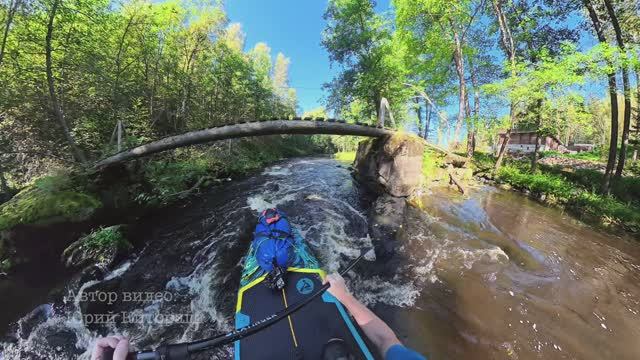 Волчья, прохождение порогов на сапе 7.09.2025
