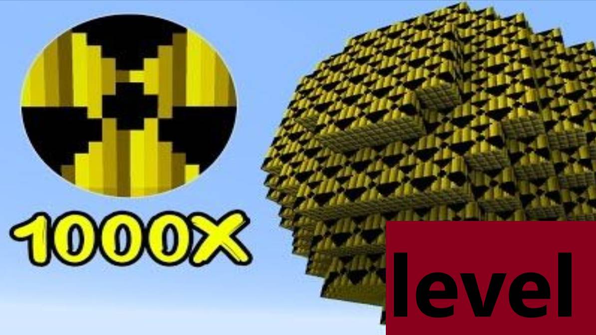 Я прокачал атомную бомбу в майнкрафте в 1000 раз. Minecraft.