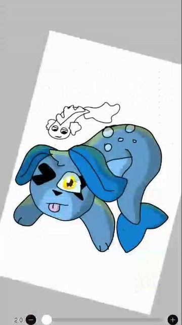 Морские животные: dog mermaid.Часть 3