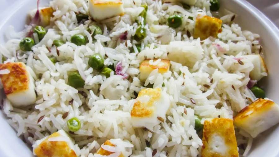 Рис с паниром.