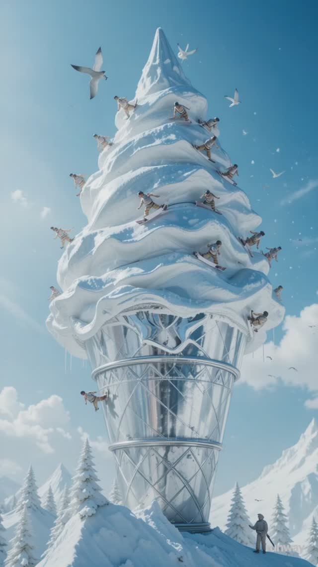 Странное ИИ мороженое