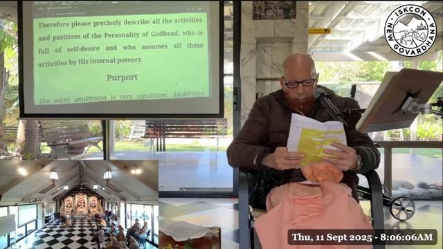 ШБ 3.25.3 /нужно знать силу врага/ - Мукунда Госвами - 11 сентября 2025 - Австралия