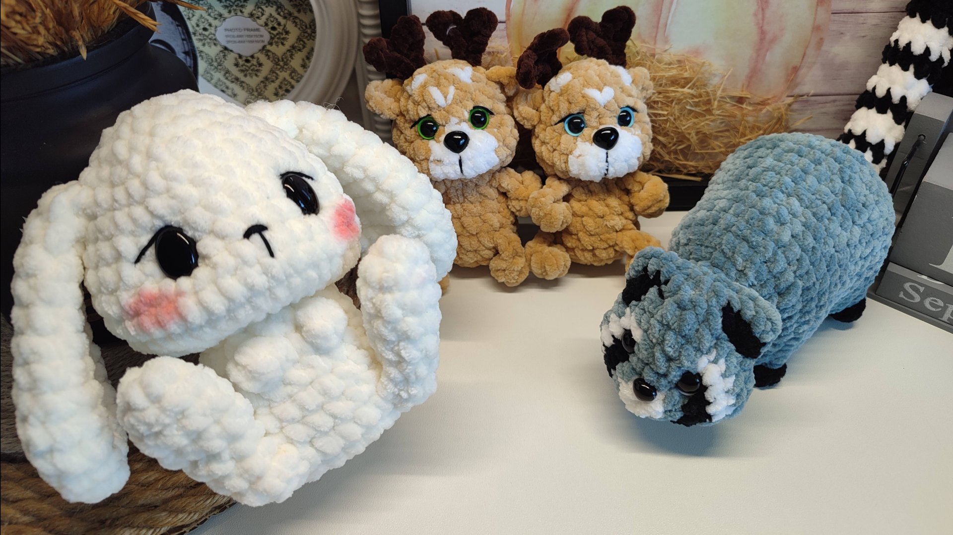 Вязальный квест "Лесные звери".5, 6,7 ход