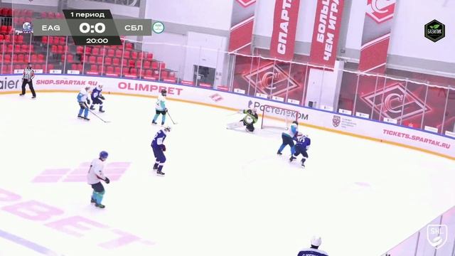 Хоккейная квалификация Лиги SHL  нового сезона 2025/2026  Матч EAGLES - Сбербанк Лизинг от 14.09