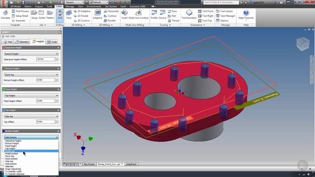 25 - Diving into 2D Milling Head-first - Part 2 - Finish OP1_Holes