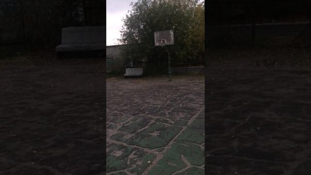 Баскетбольный корт ул. Лесная 1 ЗАТО Мирный Архангельской области.