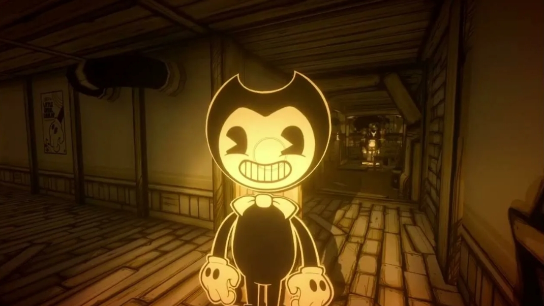 Чо за ангел?Bendy and the ink machin прохождение.