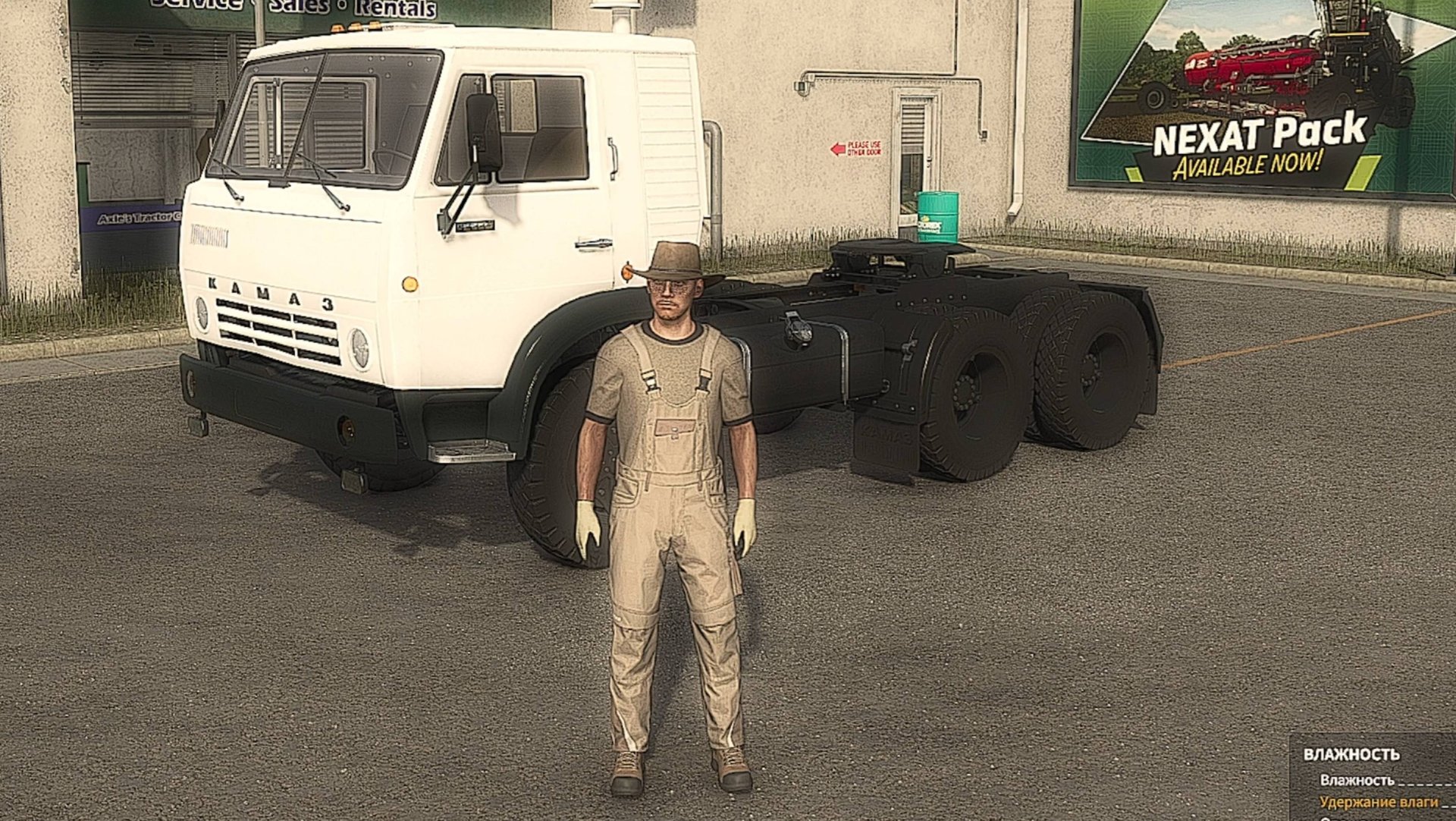 FS25 мод  управления руля на мышке.