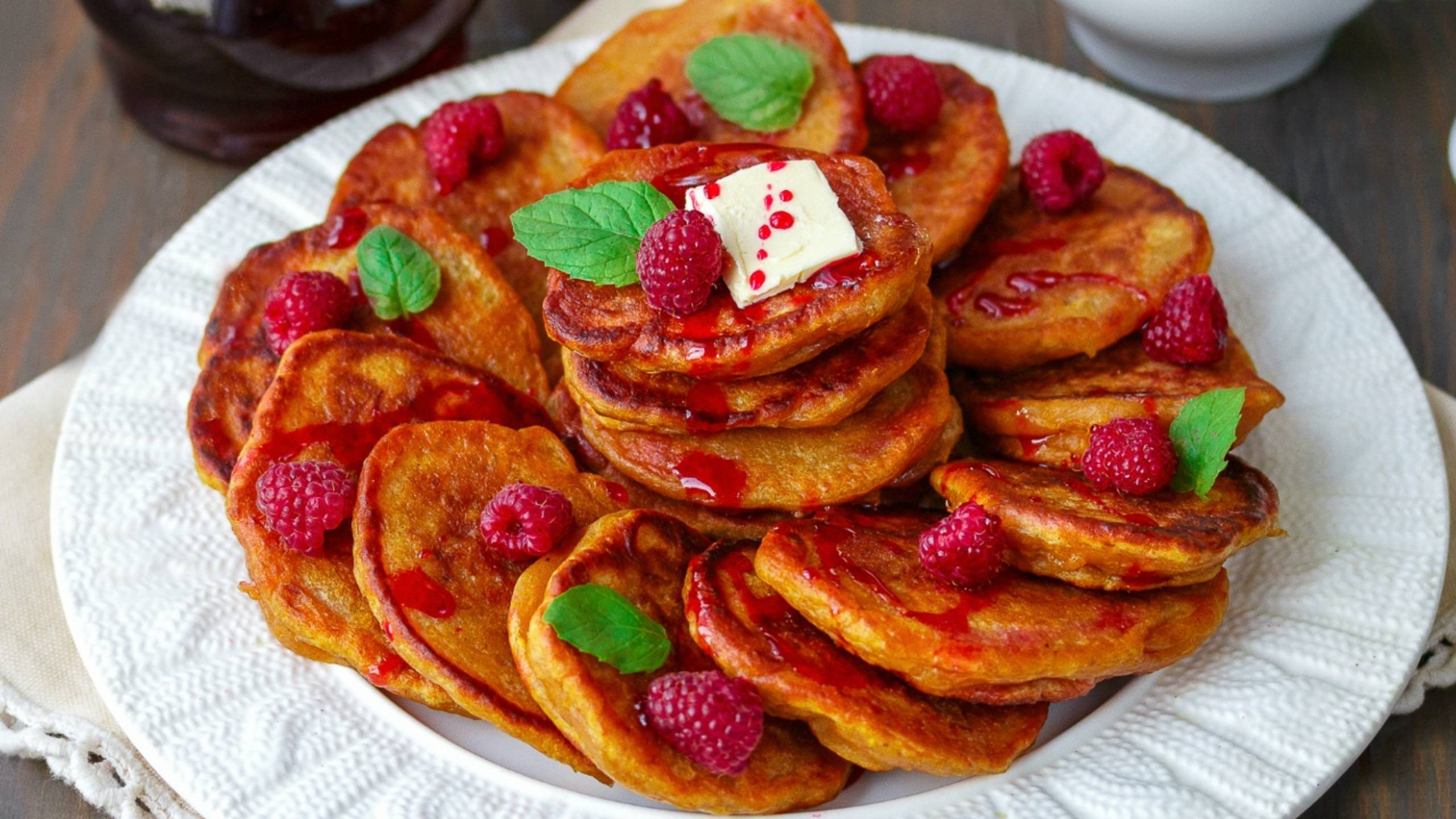 🥞 Постные оладьи из тыквы и банана - рецепт вкусного осеннего завтрака
