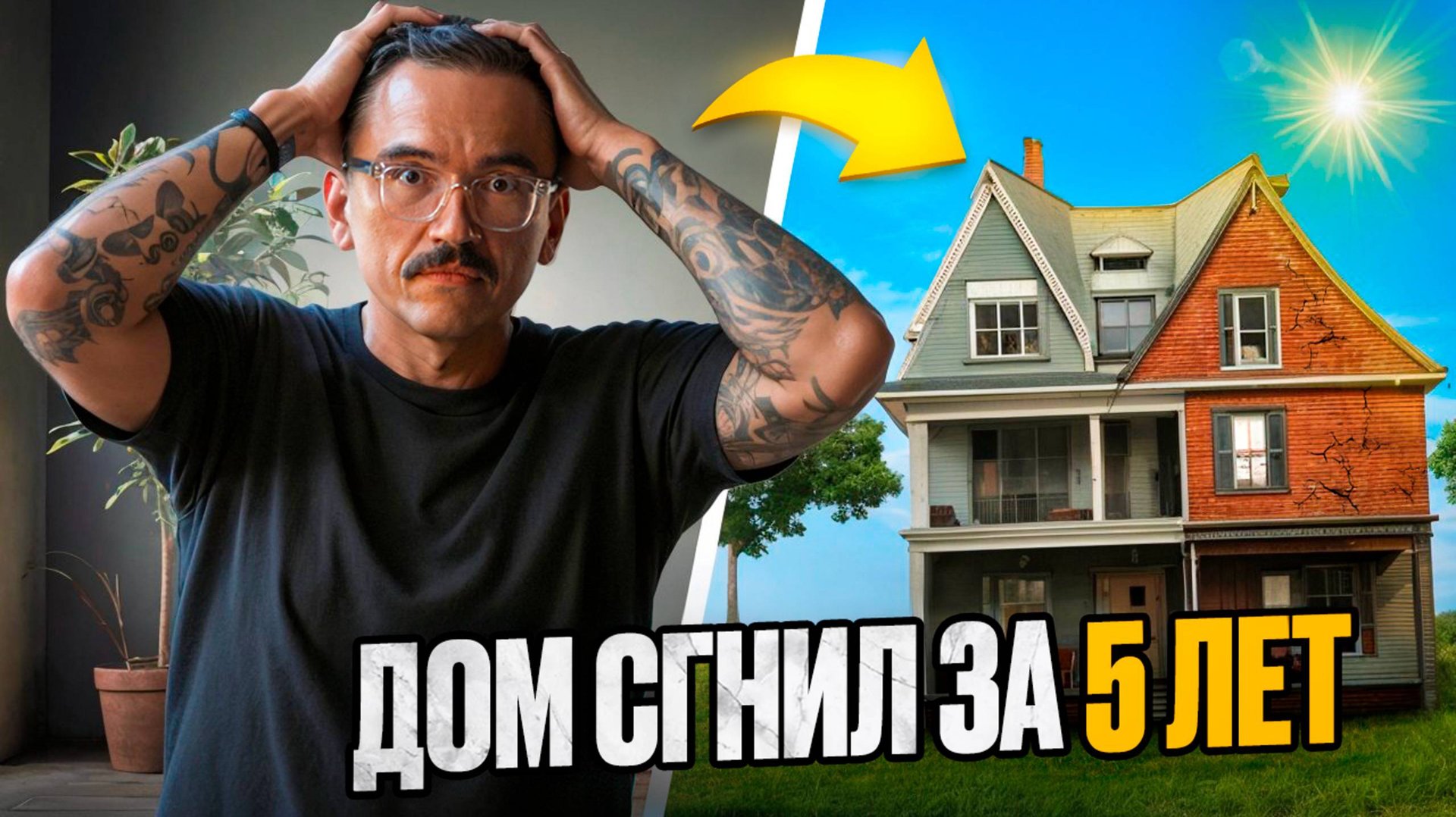 Дом сгнил. Цена ошибки дом. Долговечность и здоровье дома.