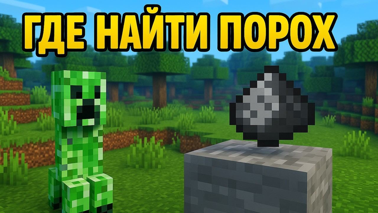 Где найти порох и как сделать динамит в Майнкрафте