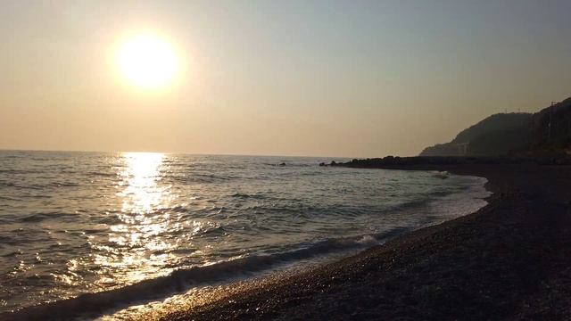 Дикие пляжи Сочи. Глубокая щель. 2025. Вечер.