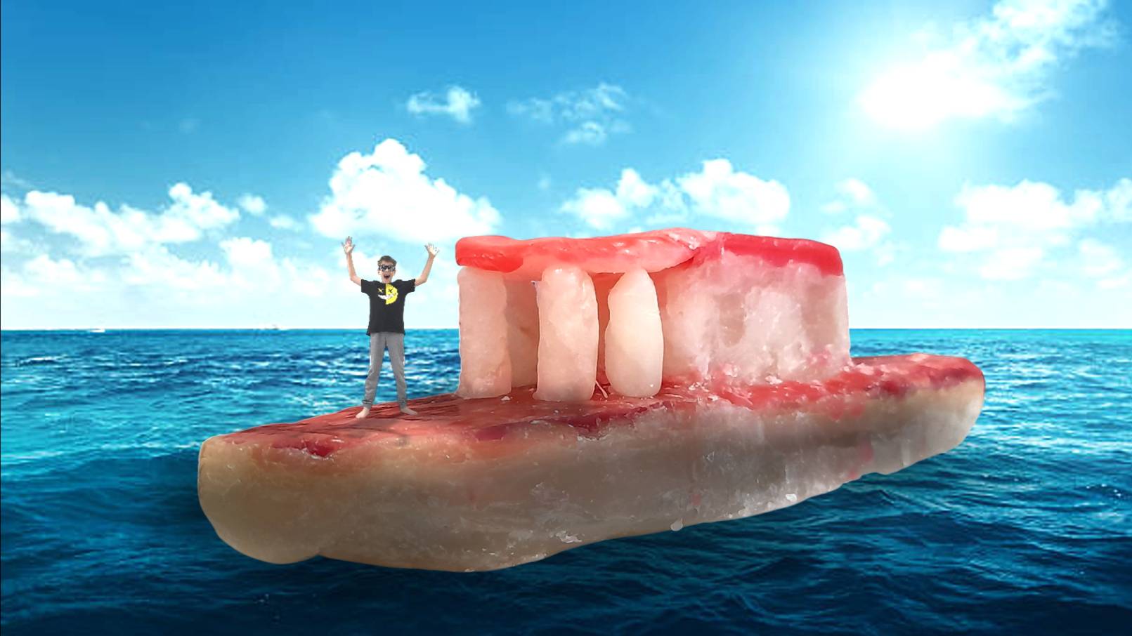 ЯХТА ИЗ ВОСКА!!