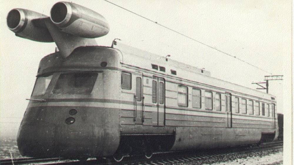 Реактивный поезд (СВЛ) Скоростной Вагон-Лаборатория 1970г СССР