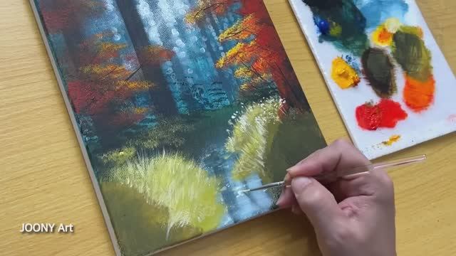 Рисуем с Joony Art осенний лес