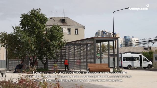 На 70% выполнены работы по реновации привокзальной площади и сквера в Череповце