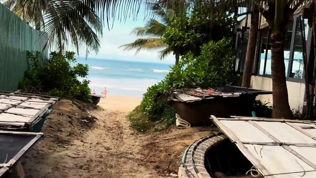 Хойан, Вьетнам Прогулка по набережной и пляжу | Walking Tour