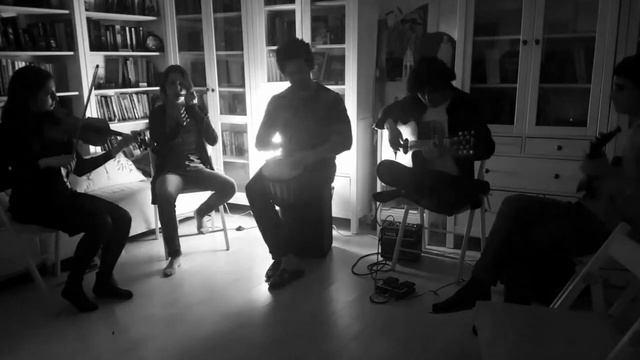 Очень драйвовый музыкальный джем. Варган, джембе, скрипка, гитары.