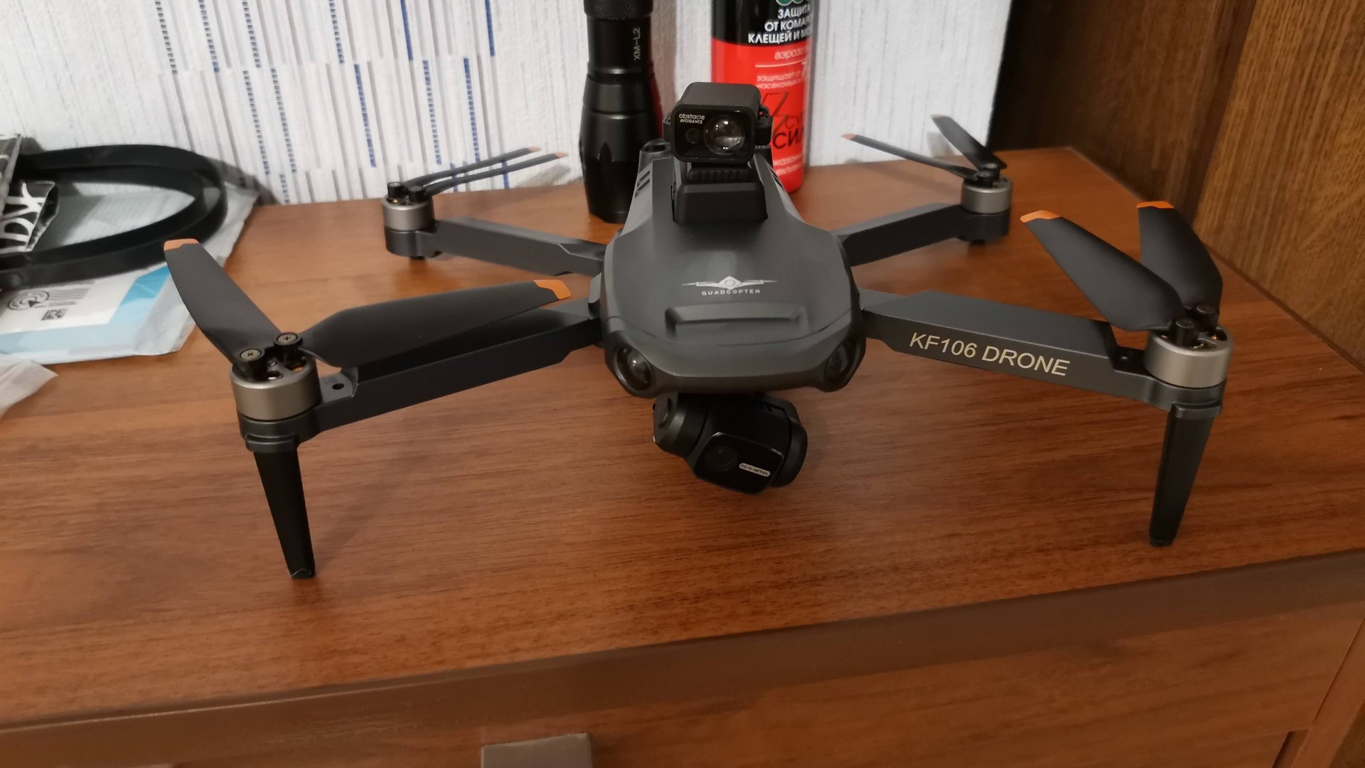 Испытание дрона KF106