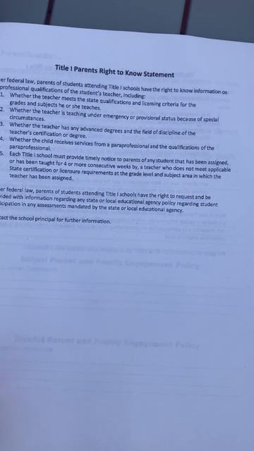 Бумаги из средней Школы. Чему учат в 6 классе школы США.