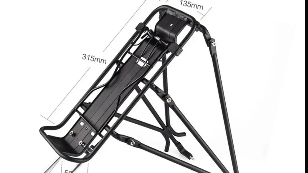 Багажник на велосипед 26-27,5 дюймов, под дисковый тормоз и V-brake