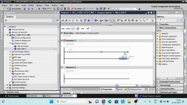 06_TIA Portal организационные блоки (OB)