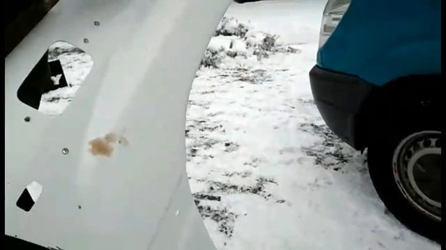 КРАШ ТЕСТ: наезд колесом грузового Sprinter на стеклопластиковое крыло. Проверка прочности.