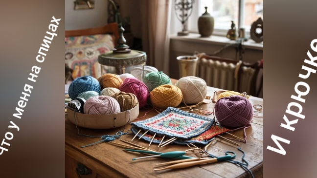 20-09-2025 ВЯЗАЛЬНЫЕ НОВОСТИ.ЧТО СВЯЗАЛА ,ЧТО У МЕНЯ НА КРЮЧКЕ И СПИЦАХ