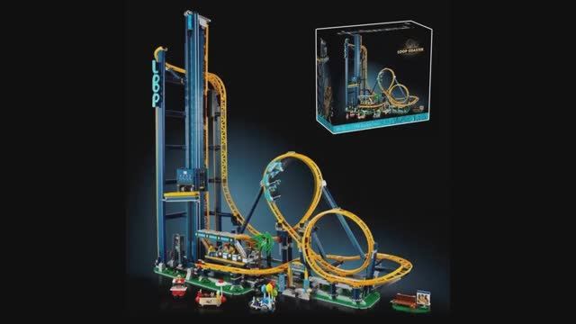 Конструктор "Американские горки с мертвой петлей" - состоящий из 3756 деталей.