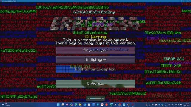 Minecraft ERROR236 Patch 2