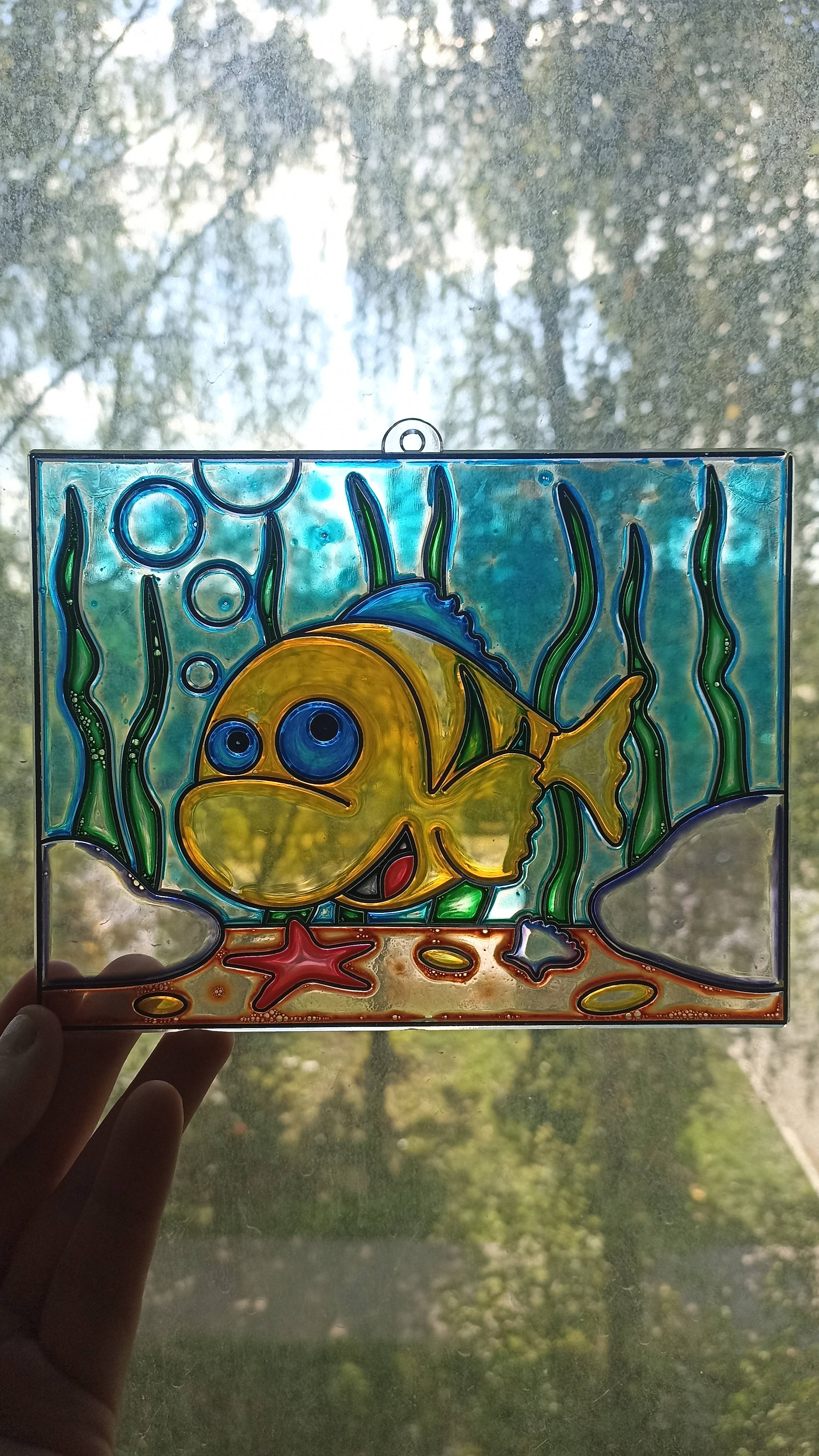 Набор для росписи витража "Рыбка"