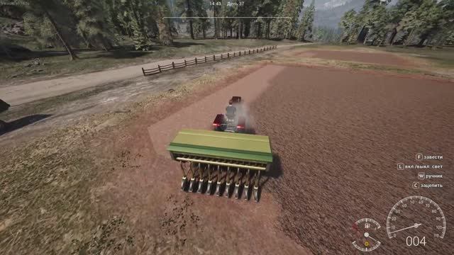 #10 Ranch Simulator. СОЛО заработок миллиона за 100 дней без трудностей! Марафон. с 35- 37 день