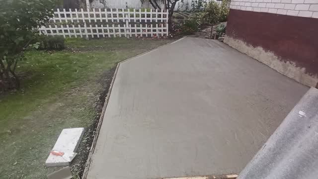 Бетонные работы в разгаре