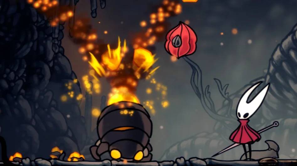 Hollow Knight Silksong #14 Костяк, побочный квест Взрывоопасные кремнежуки  . Прохождение на 100%