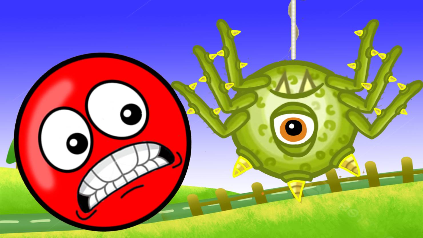 КРАСНЫЙ ШАРИК младший выбирается из плена #6 ИГРА Red Ball 5 на канале Мистер Игрушкин