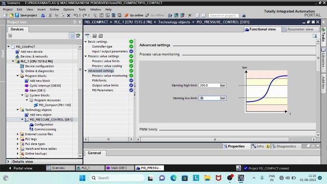 05_TIA Portal компактная программа PID регулирования. Как программировать и использовать