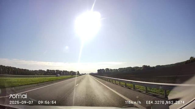 Дорога Новосибирск - Бирюзовая Катунь за 2 часа 07.09.2025