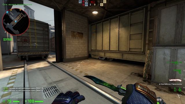 CSGO геймплей на картах