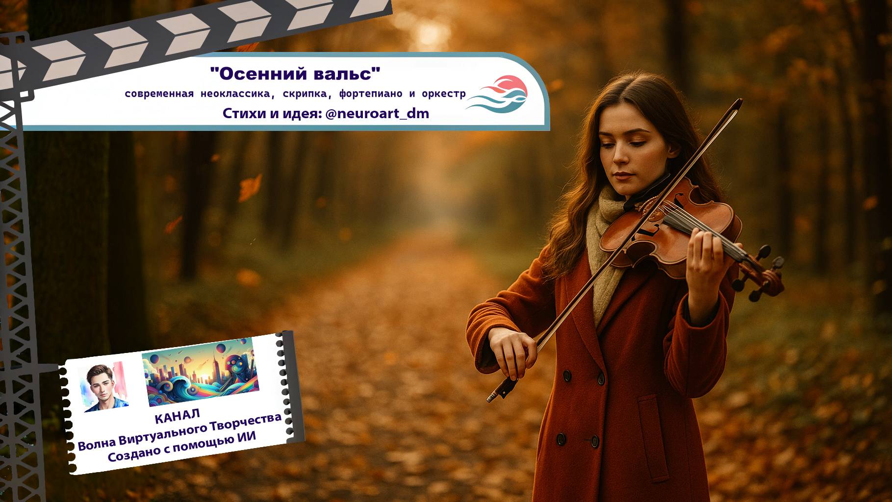 "Осенний вальс" — современная неоклассика: скрипка, фортепиано, осеннее настроение