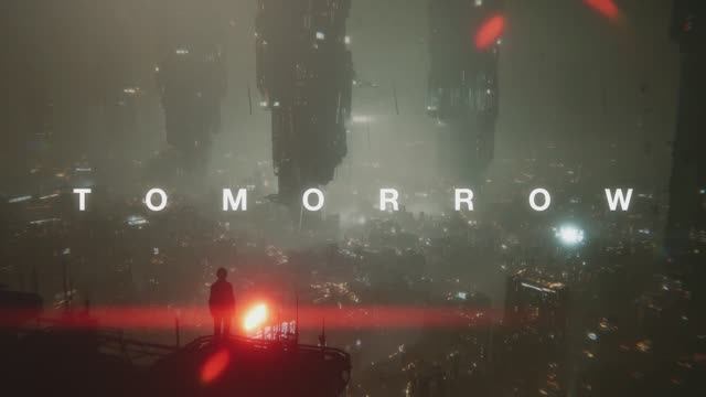 Forgotten Tomorrow - Cyberpunk City Rain Soundscape for Focus & Sleep-(1080p24)