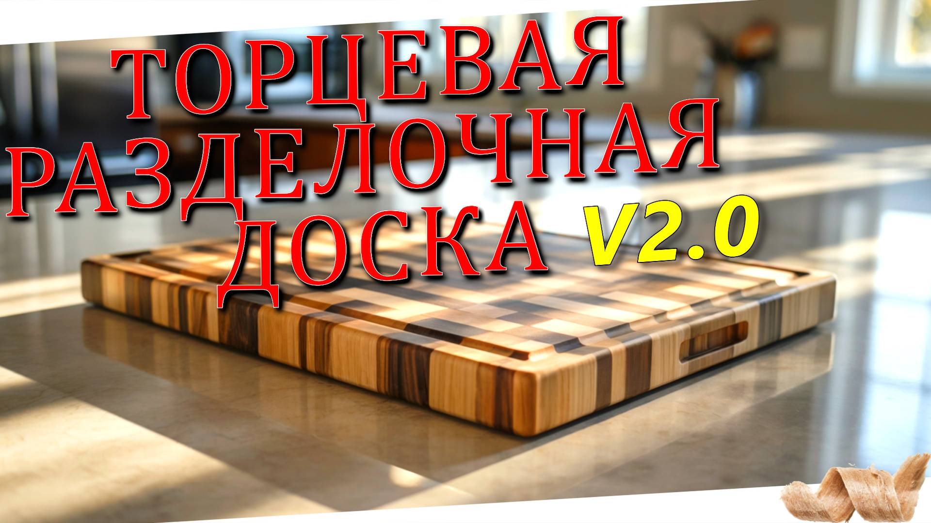 Торцевая разделочная доска 2.0