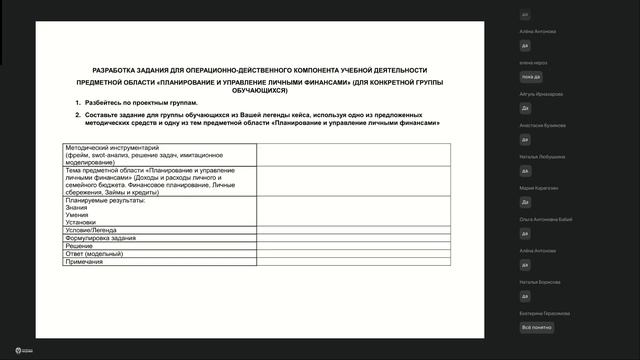 Базовая программа Томск 19.09, день 5