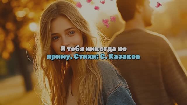 Клип на песню я тебя не приму