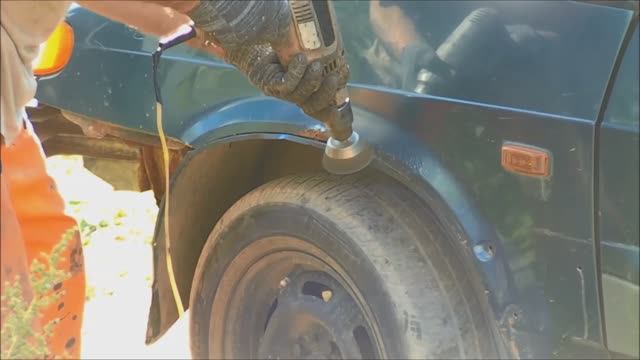 Чем и как удалить жучки . Ремонт старой пятнашки.